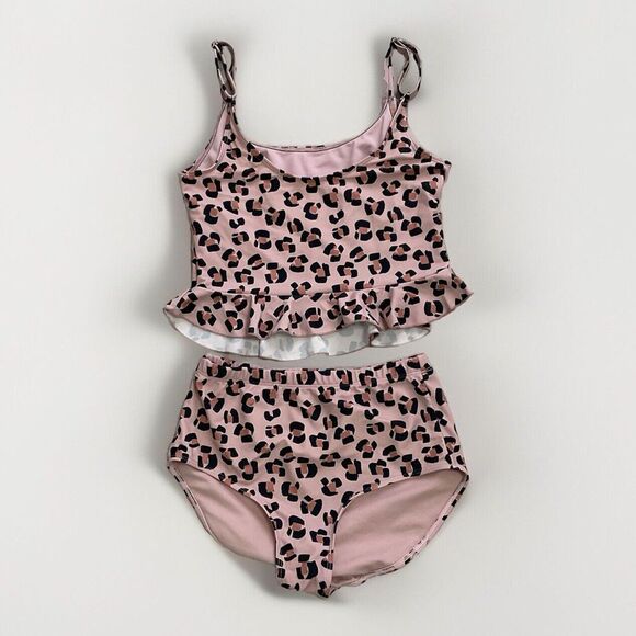 Swim | Janela Bay Pink Leopard Tankini Set 2 Piece Set High Waist Small ...